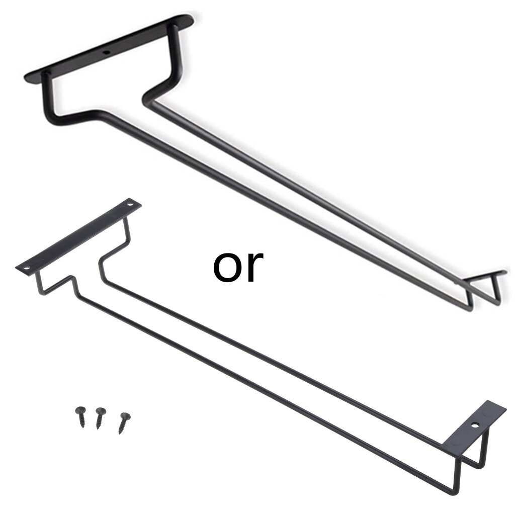 Креативная подвесная стойка для бокалов для вина с винтами, настенный держатель для стекла