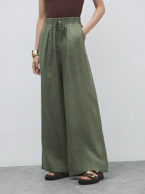 Брюки палаццо