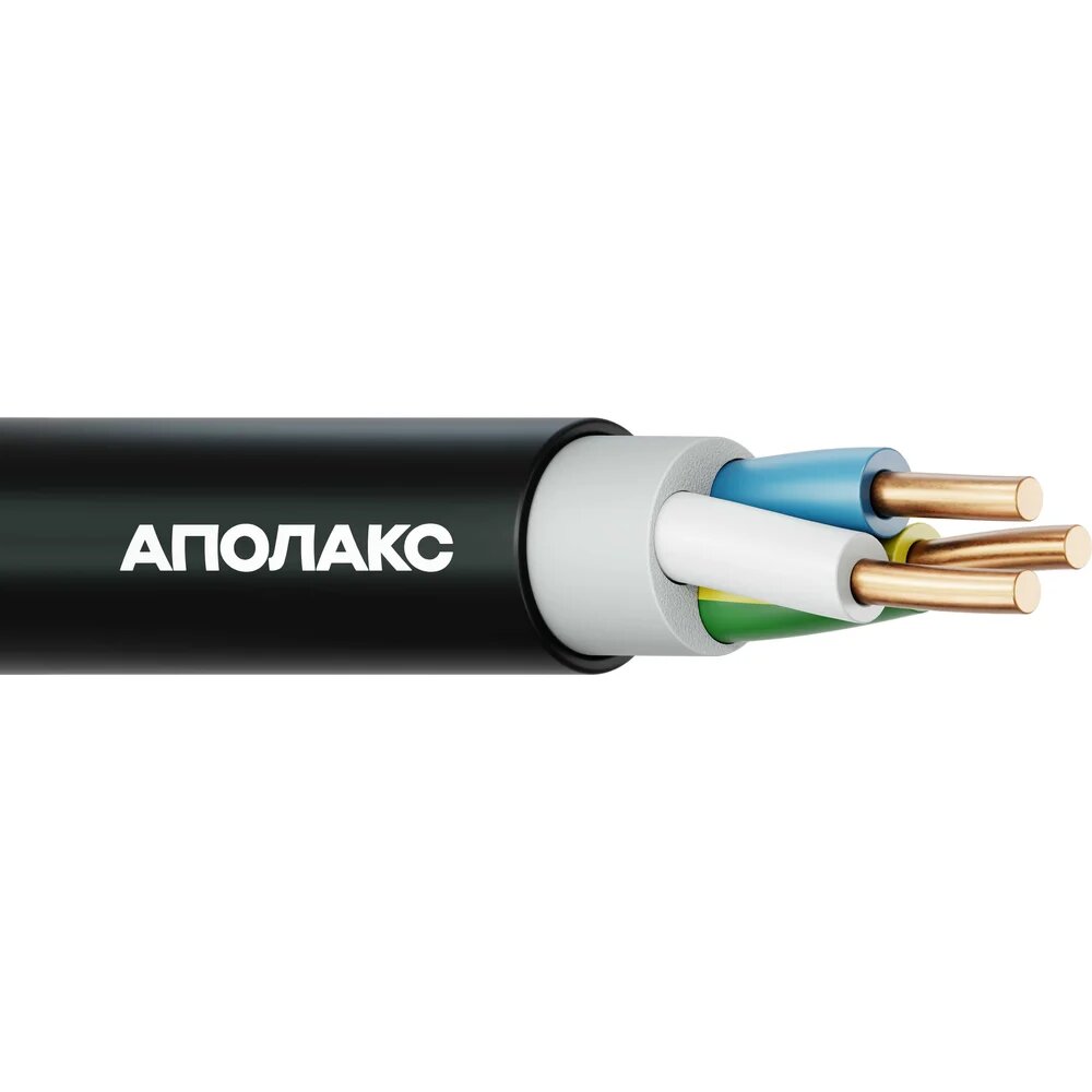 Кабель силовой аполакс ППГнг(А)-HF 3x1,5 ок (N, PE)-0,66 (300 м), прокладки