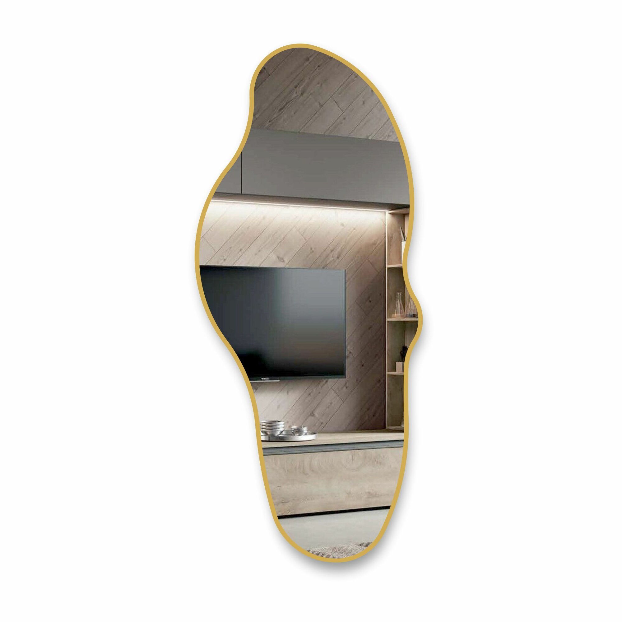 Зеркало интерьерное Финист, серия Brizo, 160 х 70 см, настенное, ультрафиолетовая печать