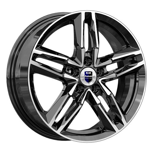 Колесный диск K&K Sayan 6x16 5*100 ET38 DIA57.1 Алмаз черный