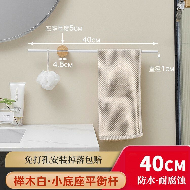 Кухонная стойка для приправ, из бревен, настенная, без перфорации, 40см