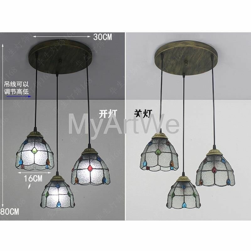 Люстра потолочная MyArtWe M256W 3 Люстры от Тиффани