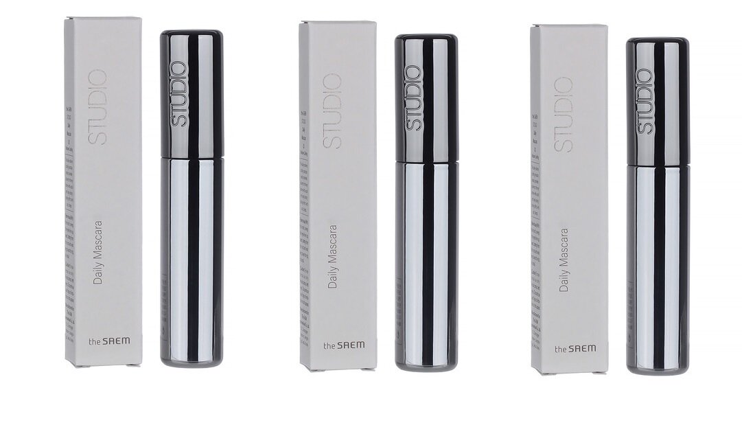 Тушь Sung bo Cleamy для ресниц Studio Daily Mascara 01 LongLash Curling, черная, удлиняющая, с эффектом подкручивания, 9 гр, 3 шт