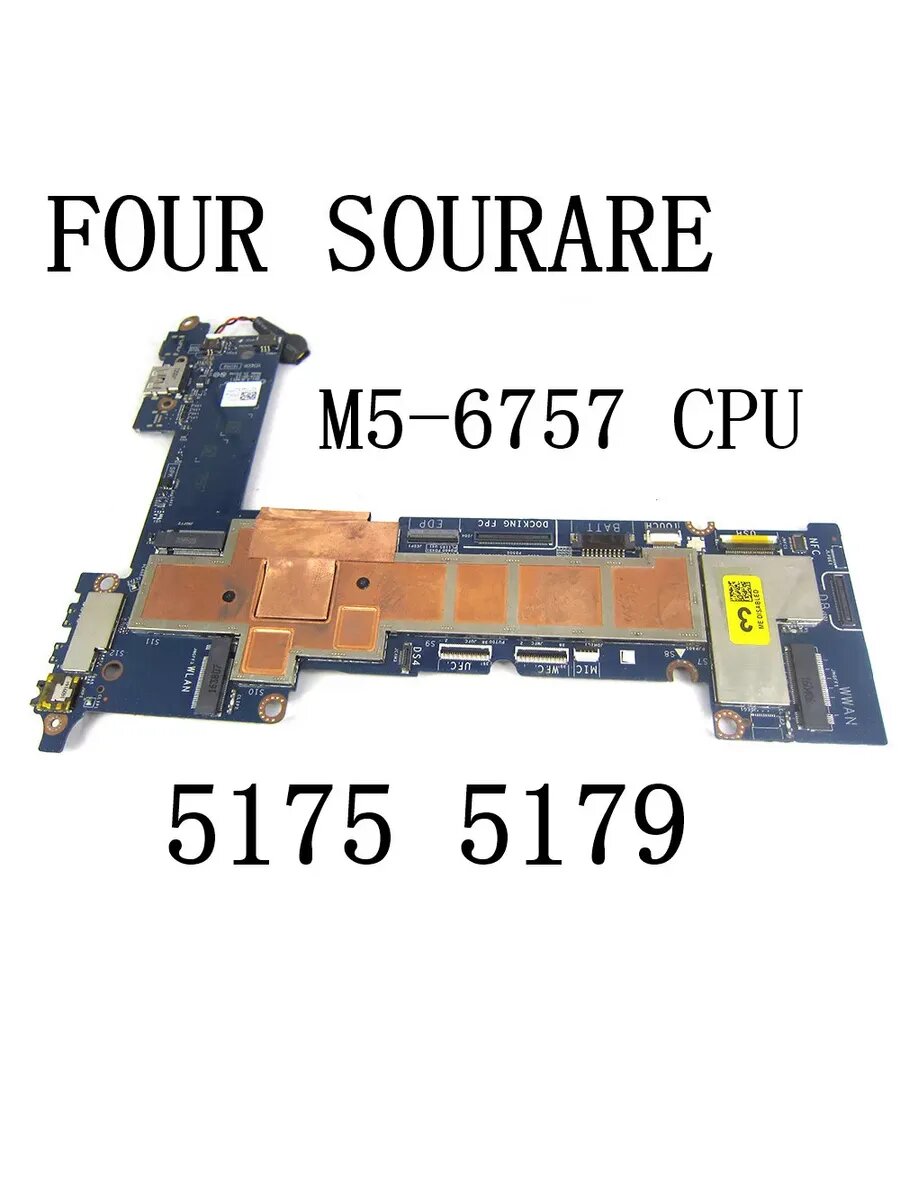 Для DELL Latitude 5175 5179 Материнская плата ноутбука M5-6757 CPU LA-C791P CN-0VCHJG Mainboard