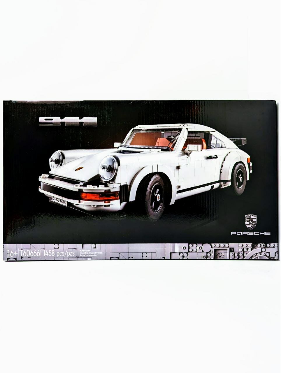 Конструктор Порш 911 белый, 1458 деталей, для детей от 5 лет