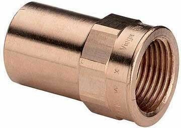 Муфта переходная Sanha пайка-ВР 15 х 1/2"