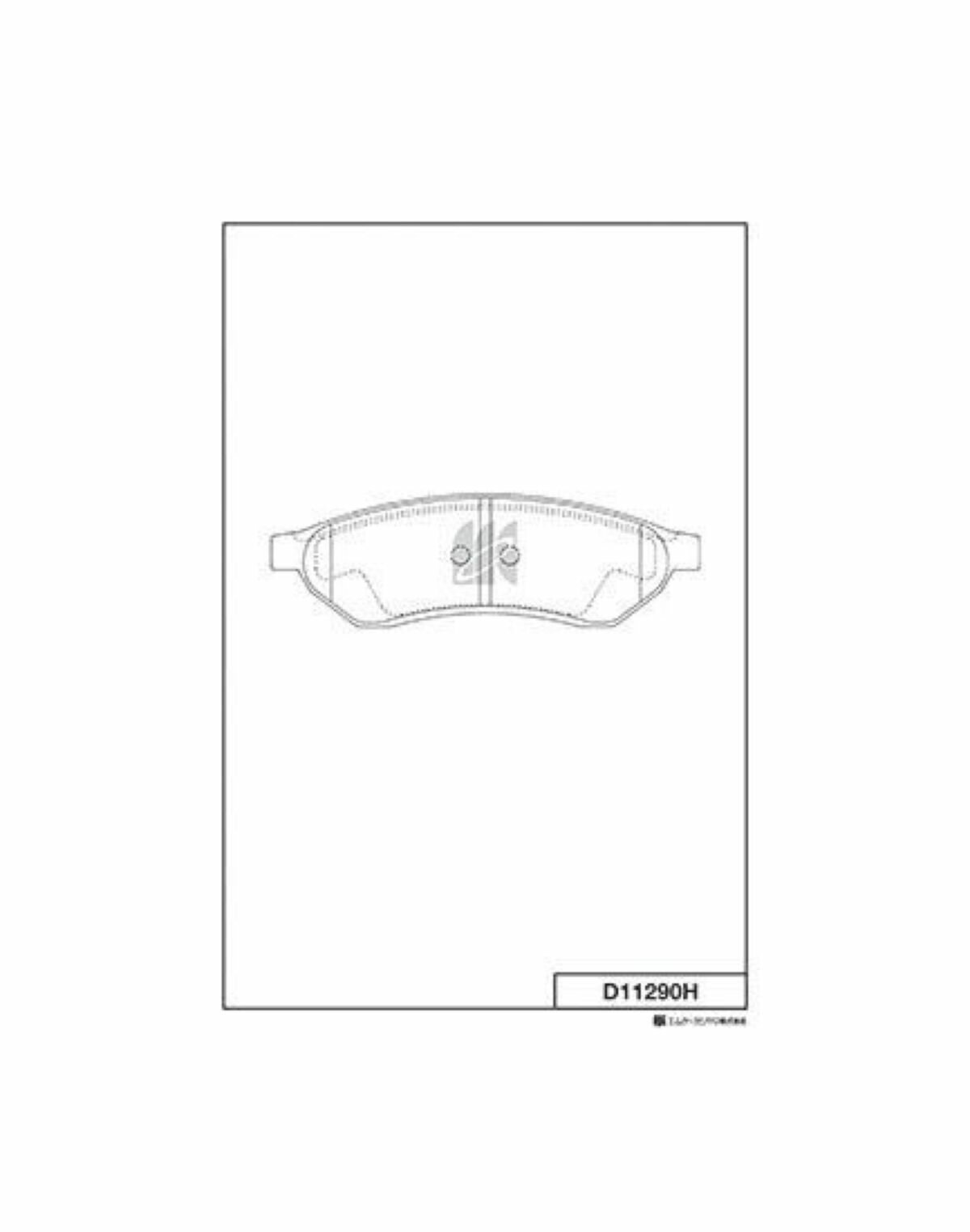 Колодки Зад. Daewoo Evanda 2.0I 02->(Kashiyama D11290H)
