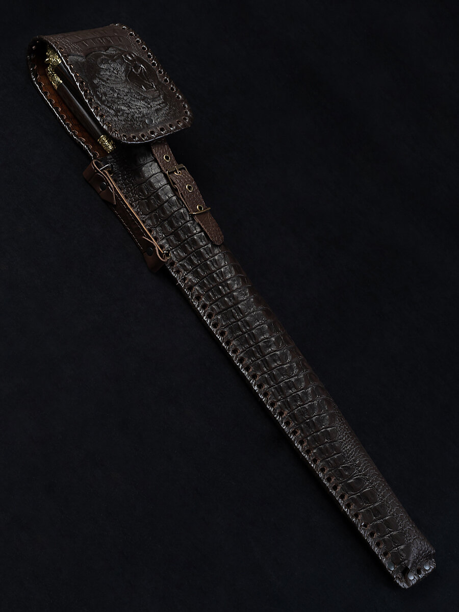 Чехол для шампуров из кожи - сумка