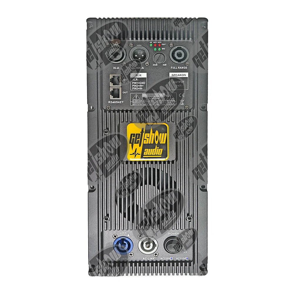 GETSHOW Профессиональный усилитель звука 800Вт+300Вт Amp with Power Cable