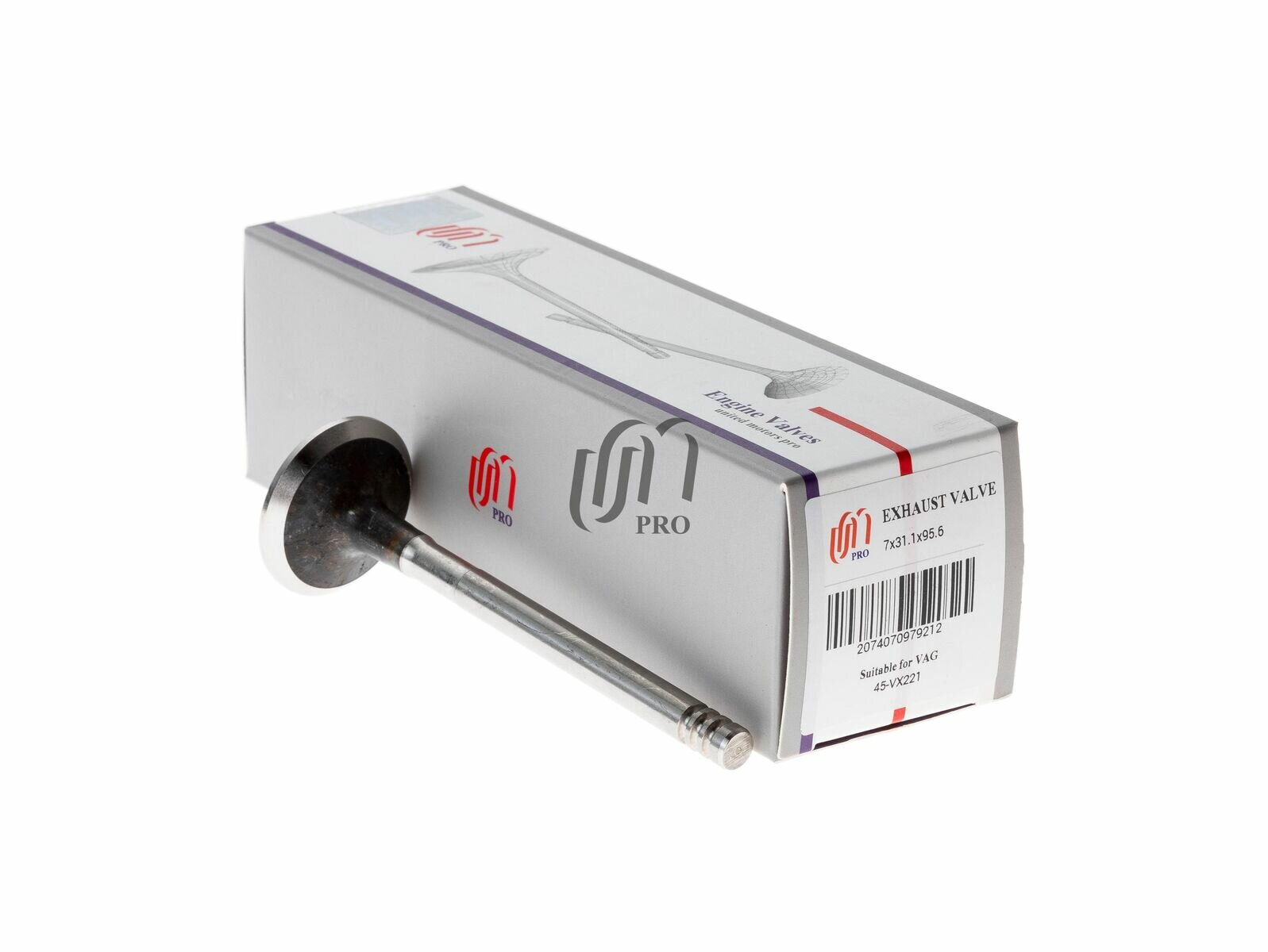 Клапан Выпускной Au/Vw 1X, 1Y, Aaz, Abl 7X31.1X95.6 Um(United Motors 45-Vx221)