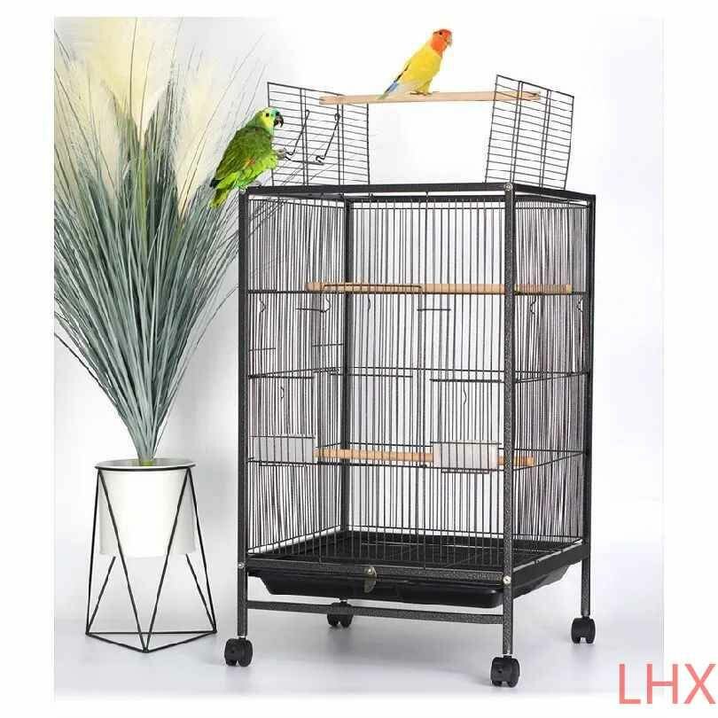 Большая клетка для птиц, 61*43*150 см, подходит для попугаев и других мелких и средних птиц