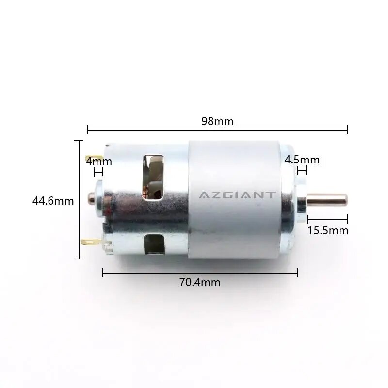 Микроэлектродвигатель 775/795 12/24В для детского электромобиля 1PC 795 Motor