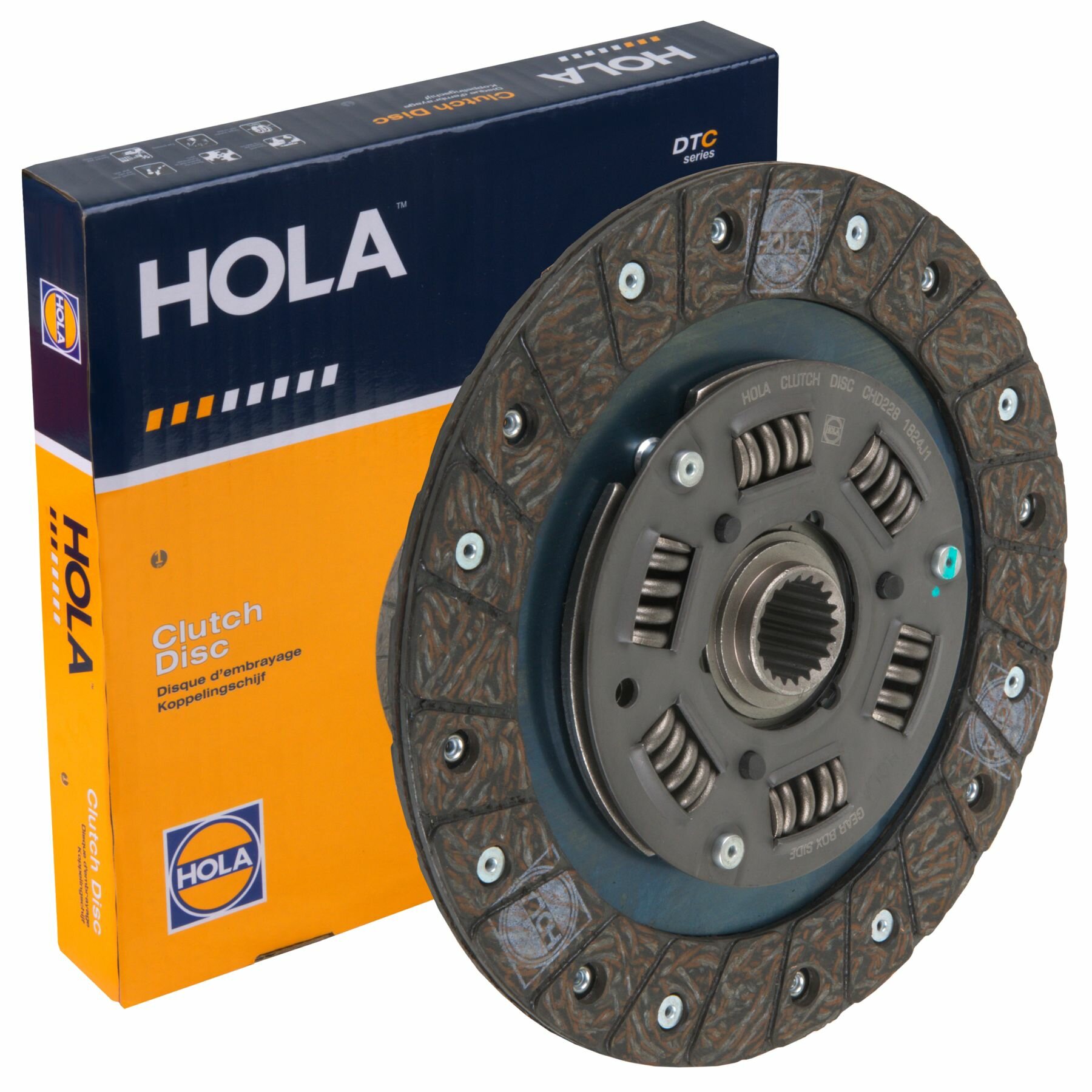 Диск сцепления HOLA CHD228 для LADA 2108-099, 2113-15, Kalina (1117-19)