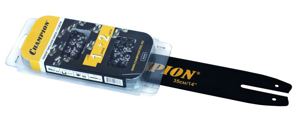 Набор Champion шина для бензопилы 16"-РМ-56Е + 2 цепи 160SDEA041