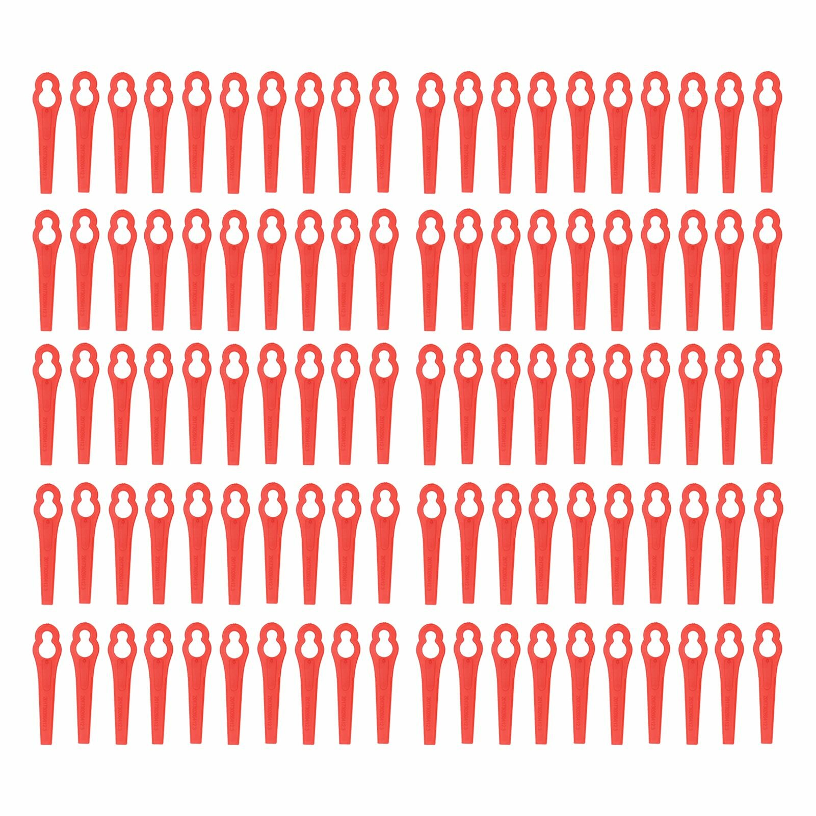 100 шт. пластиковые триммерные лезвия газонокосилка типа тыквы режущие сменные садовые инструменты для обрезки