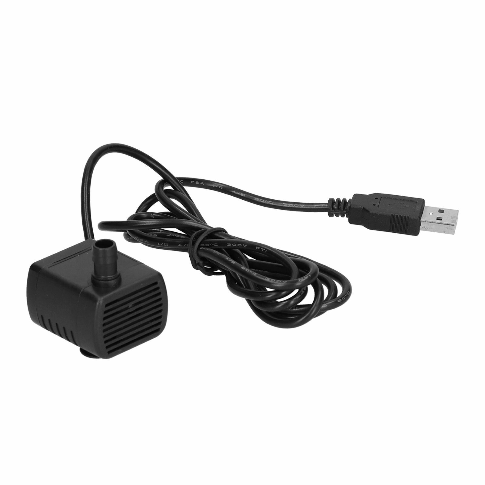 USB-насос DC5V, бесщёточный, микропогружной, производительность 170 л/ч, высота подъёма 100 см, для гидропонного циркуляционного устройства для аквариумных фонтанов