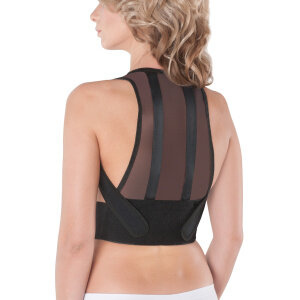 Корректор осанки (реклинатор) F-11 2 ребра жестк рост 150-160см №4 черный