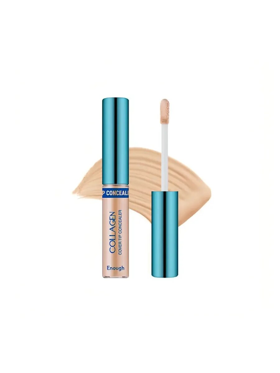 Консилер с коллагеном ENOUGH Collagen Cover Tip Concealer #1 Светлый беж 9g