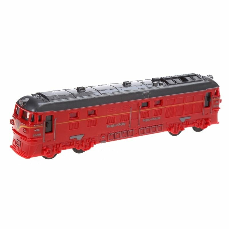 Имитация звукового и светового локомотива-красный