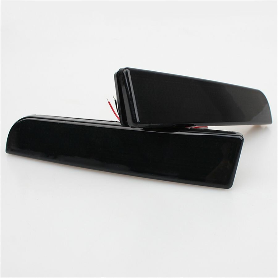 2x Дымчатый Объектив Отражателя Бампера Заднего То