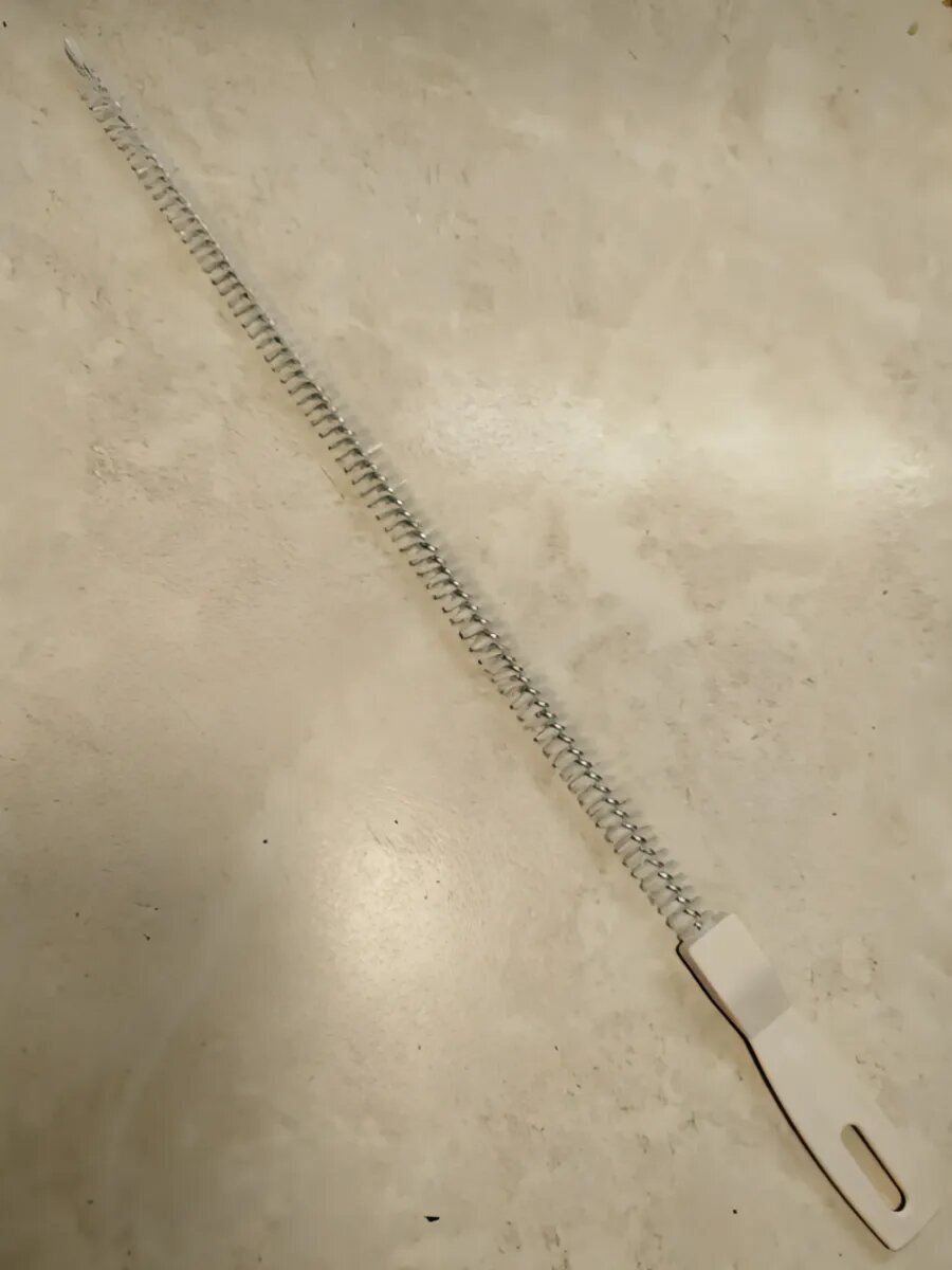 Универсальный ёршик, для устранения засоров, металл/пластик, в упаковкЕ