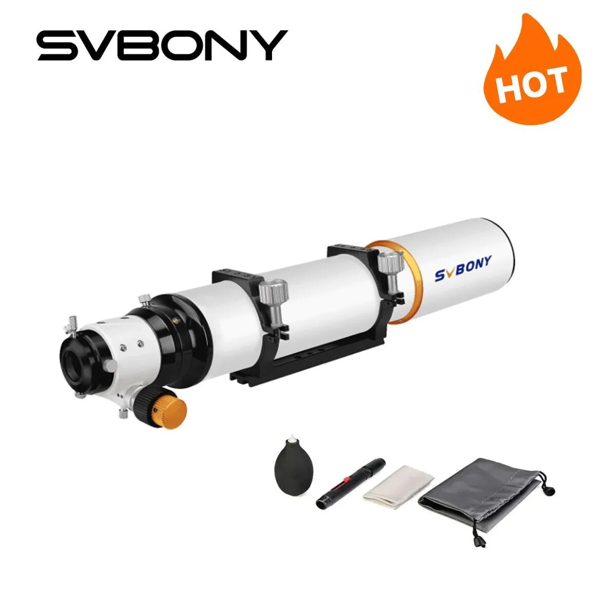 Телескоп Астрономический SVBONY SV503 102/714 F7 ED и Чистящий комплект для чистки линз