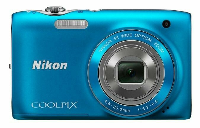 Nikon Coolpix S3100, Blue Цифровой компактный фотоаппарат