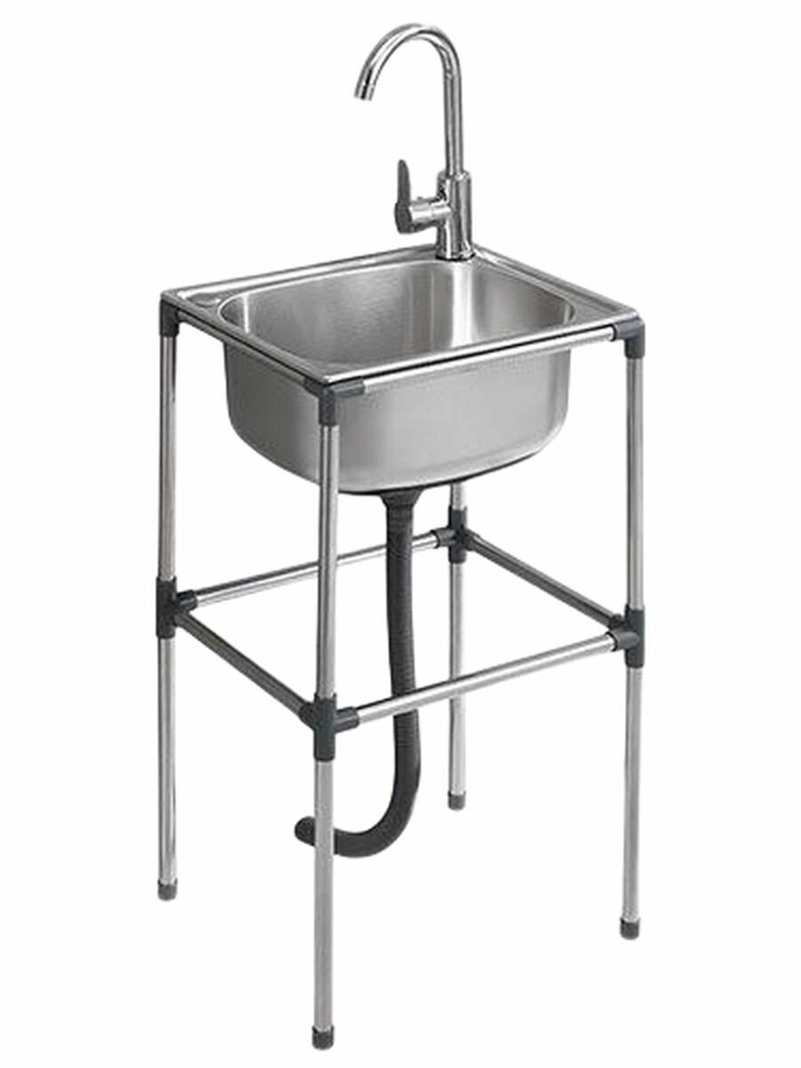 Умывальник, В Комплекте Подставка, Кран, Сливная Корзина И Сливной Шланг