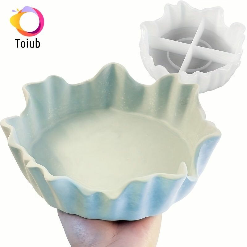 Форма для хранения лотков из смолы для горшков с суккулентными растениями, поделок из цветочных горшков