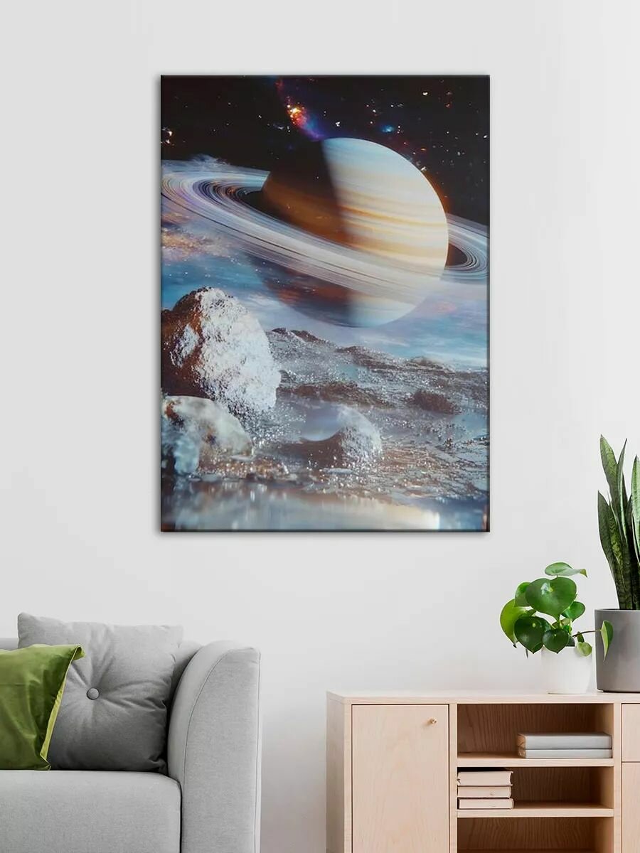 Картина на стену "Фэнтези и космос", 50x70 см