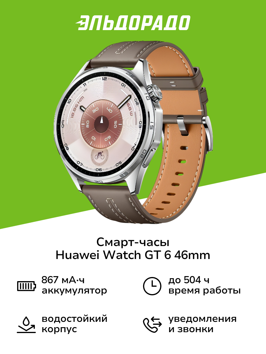 Смарт-часы HUAWEI Watch GT 6 46mm Grey