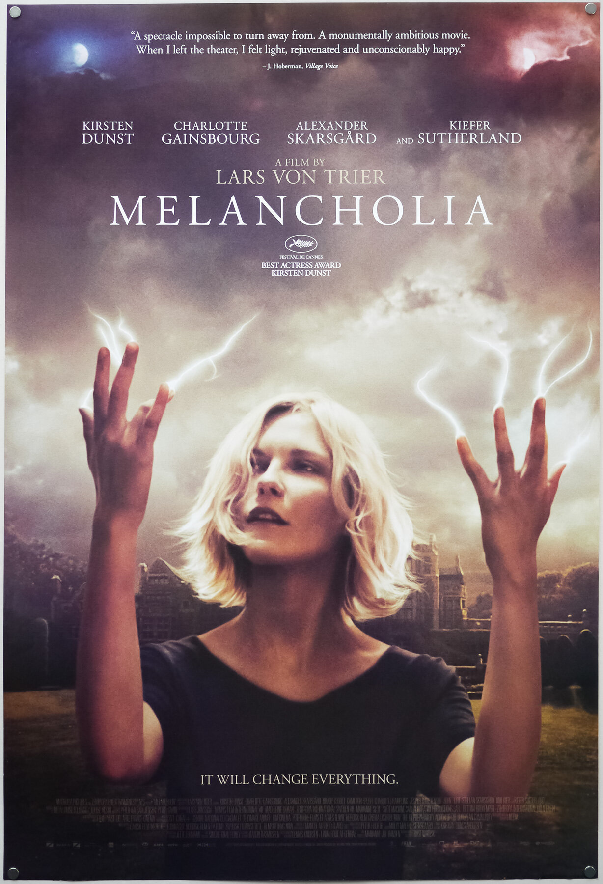 Плакат, постер Меланхолия (Melancholia) 2011 на бумаге, размер 42х60см