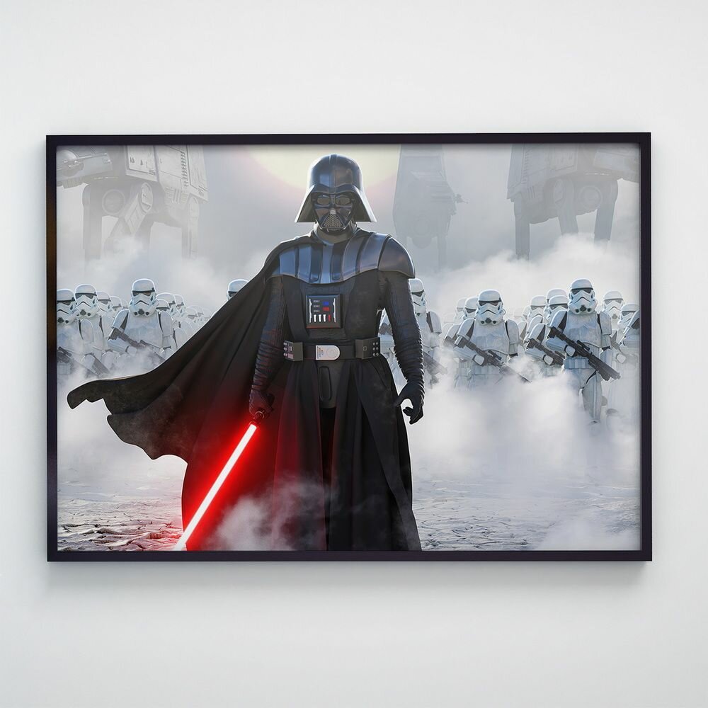 Плакат, постер Star Wars: Darth Vader, Звёздные войны: Дарт Вейдер на бумаге, размер 21х30см