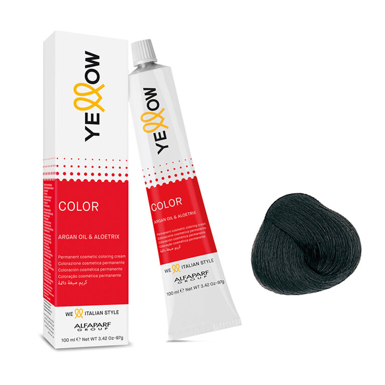 YELLOW PROFESSIONAL Ye Color Permanent Coloring Cream Ye Color Перманентная крем краска 5.1 100 мл