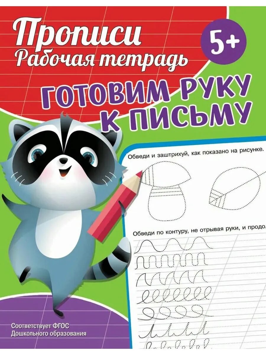 Прописи. Рабочая тетрадь. Готовим руку к письму