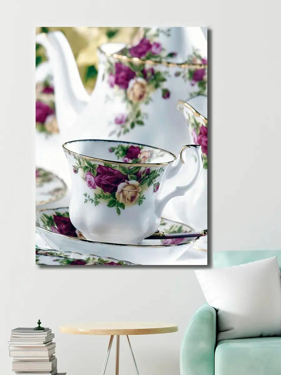 Картина "Розы старой Англии", на стену 30х40см 1шт.