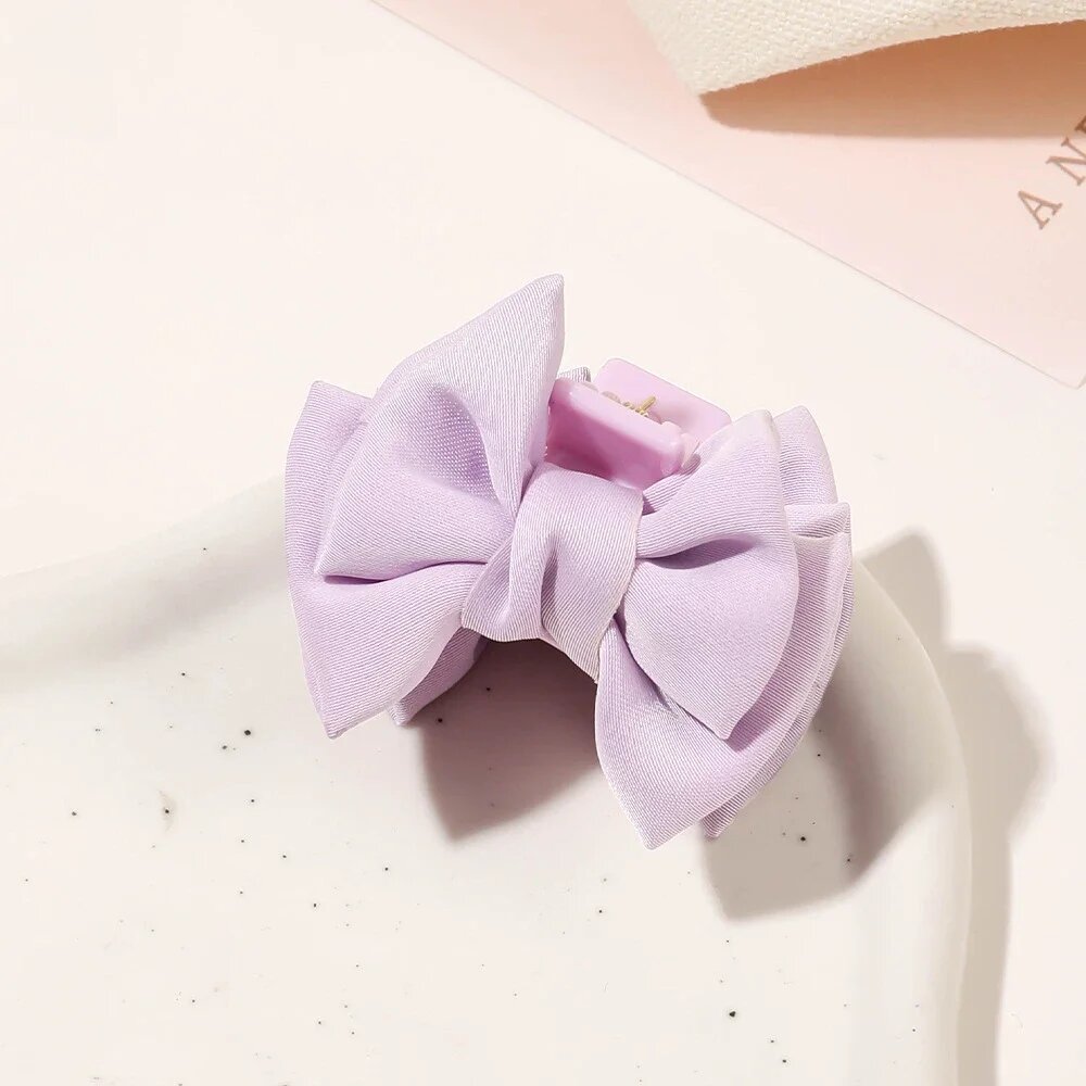Милая головка принцессы с бантом заколка для волос маленькая заколка для волос Женская корейская мода для волос изысканный головной убор аксессуары