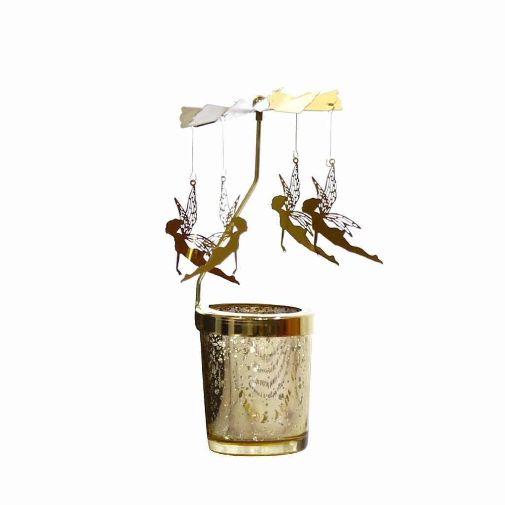 Вращающийся подсвечник marquee candle holder-Волшебная фея-E