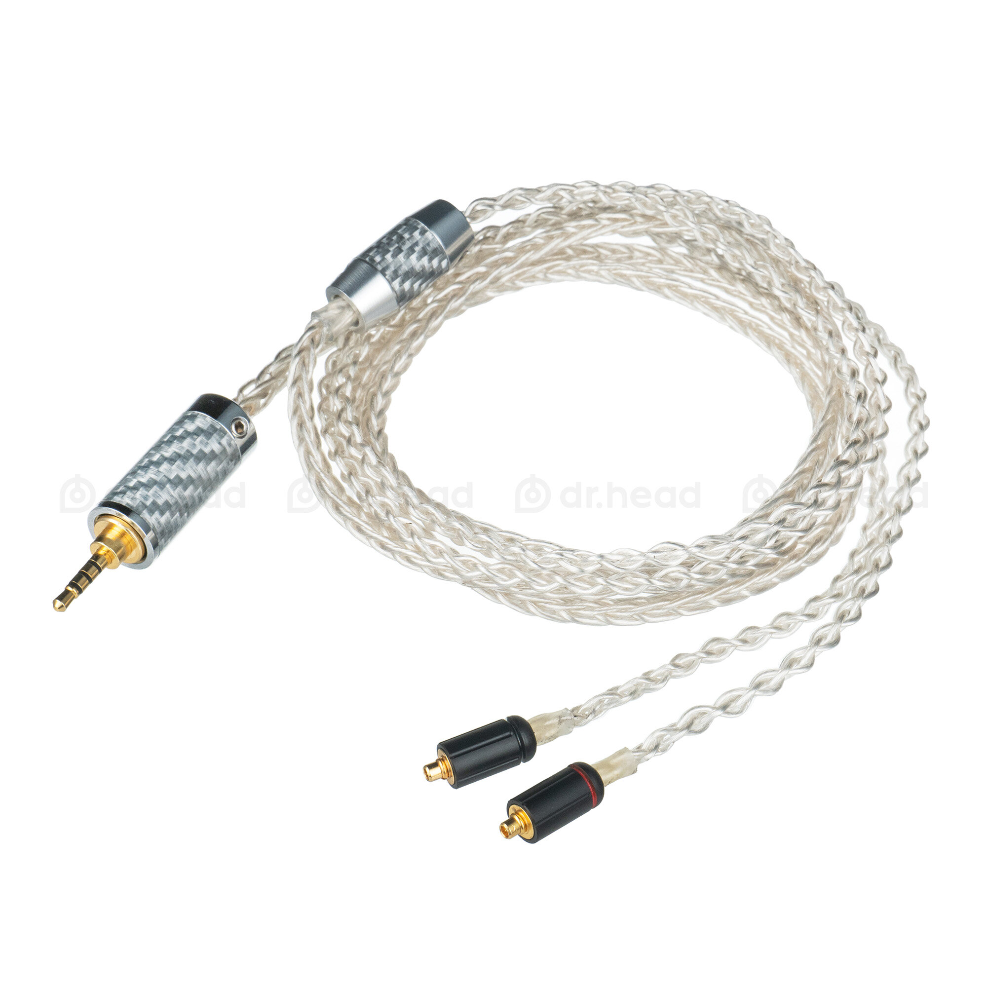HeadMade IEM MMCX to 2.5mm balans silver 1.2m - сменный кабель для наушников