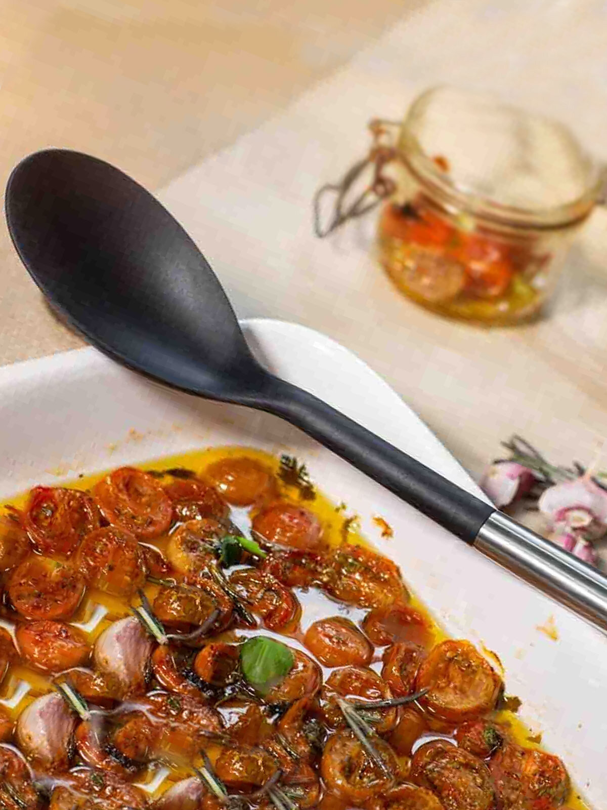 Arcos Kitchen Ложка силиконовая со стальной ручкой 33 см, Испания