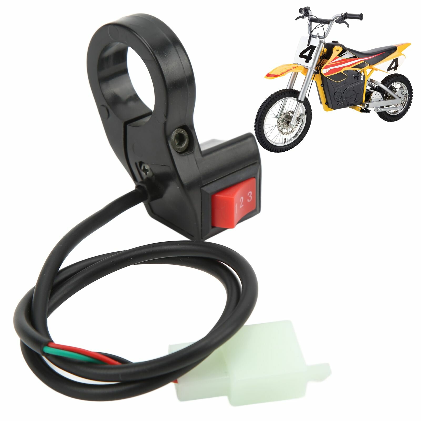 3-позиционный переключатель скоростей для руля 22 мм: универсальный модуль управления для велосипедов, мотоциклов и скутеров