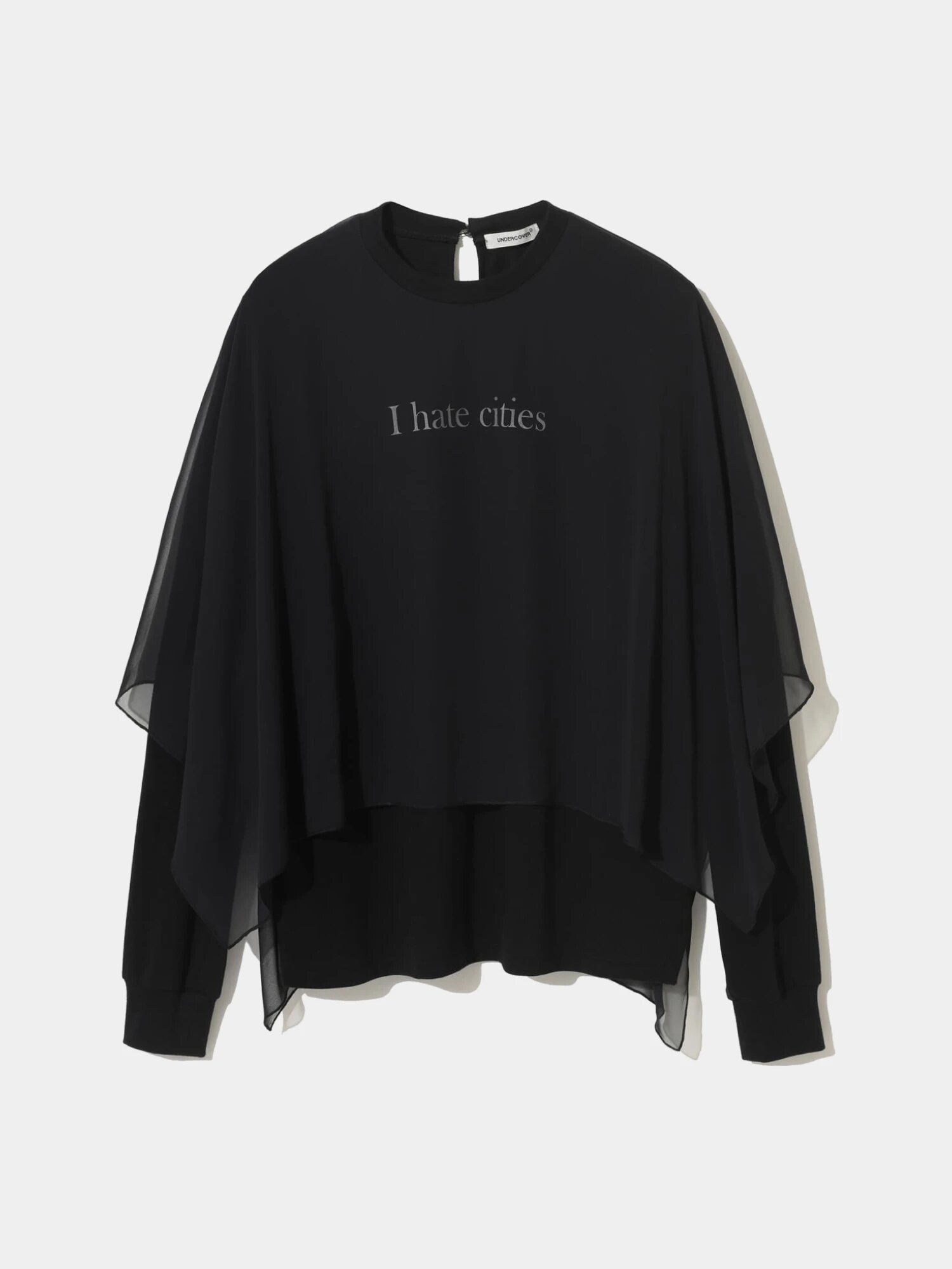 Лонгслив Georgette Flap Graphic Print