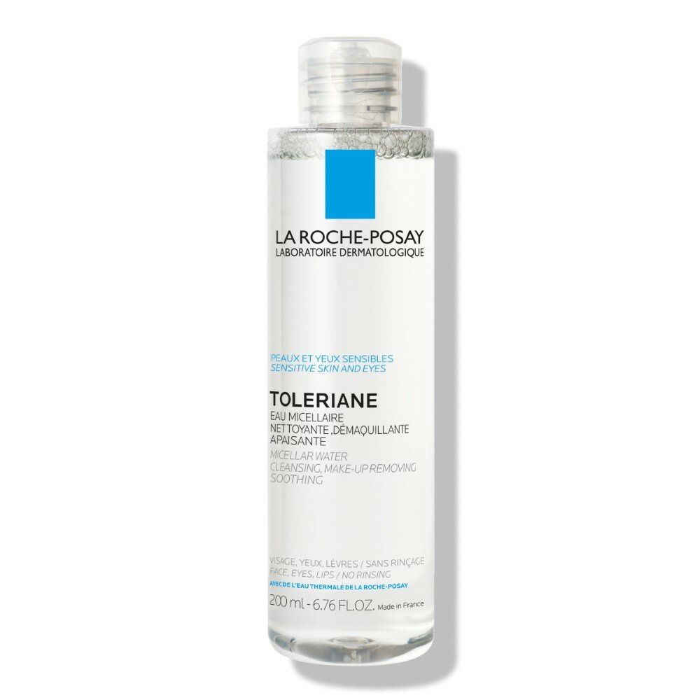 La roche-posay toleriane вода мицеллярная для чувствительной кожи лица и области вокруг глаз 200 мл