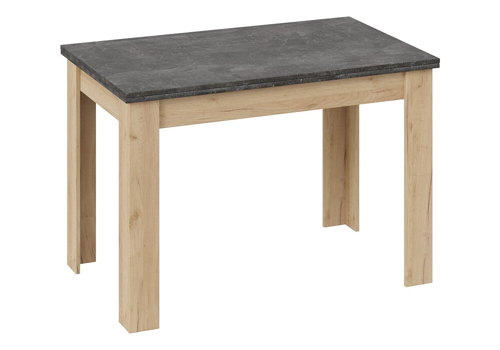 Стол деревянный Промо woodville серый, дерево, прямоугольная столешница