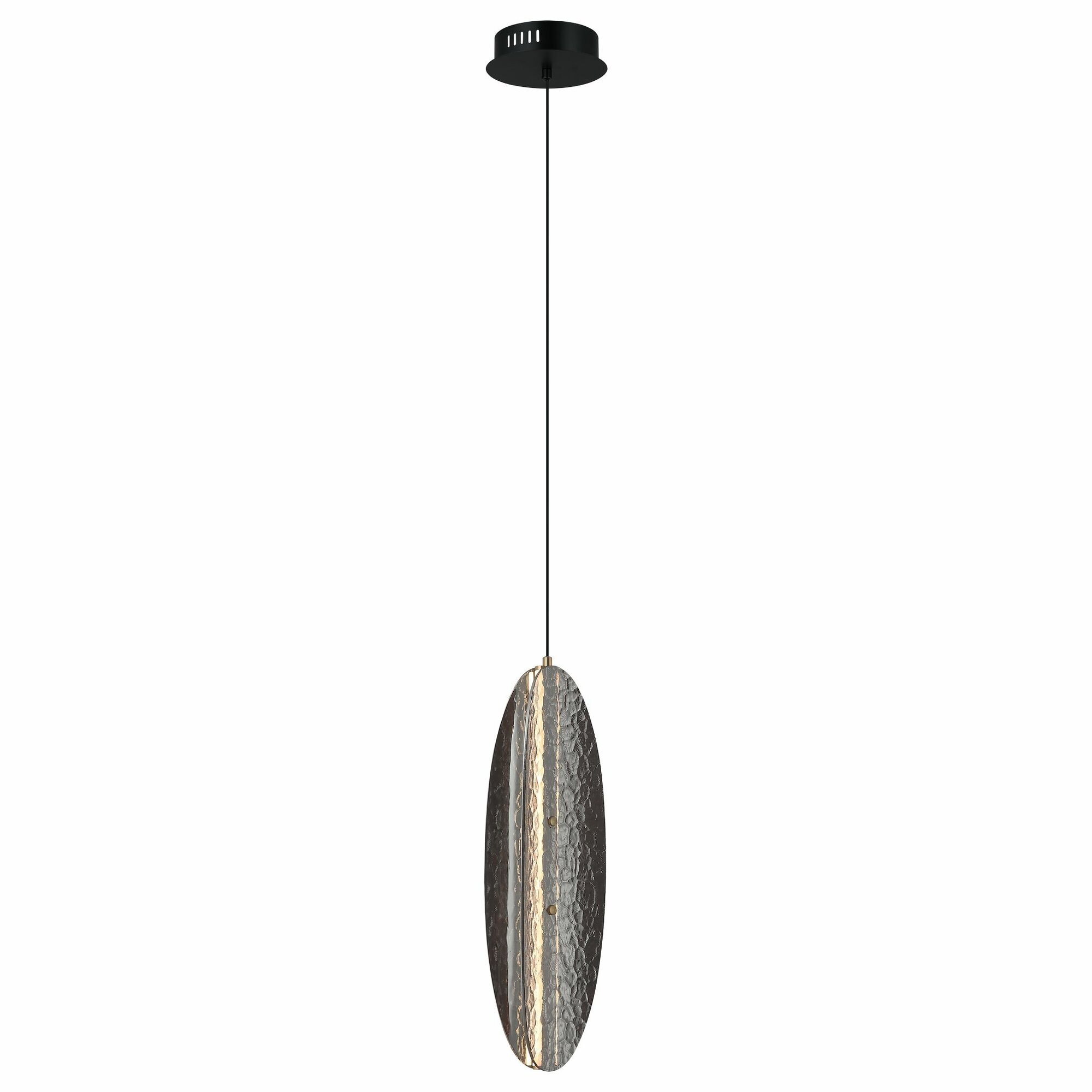 Подвесной светильник Velante Modern Style W70xL120xH460/1530 мм LED цвет черный, бронза, арт. 263-026-02