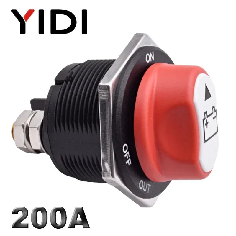 Выключатель аккумулятора YIDI 200A, 12В/24В