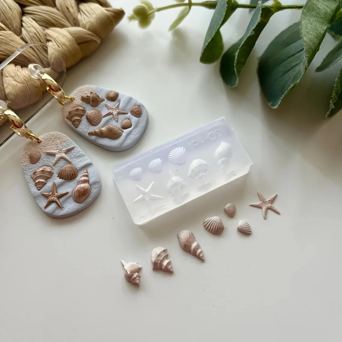 Силиконовая форма Sea Shells для полимерной глины