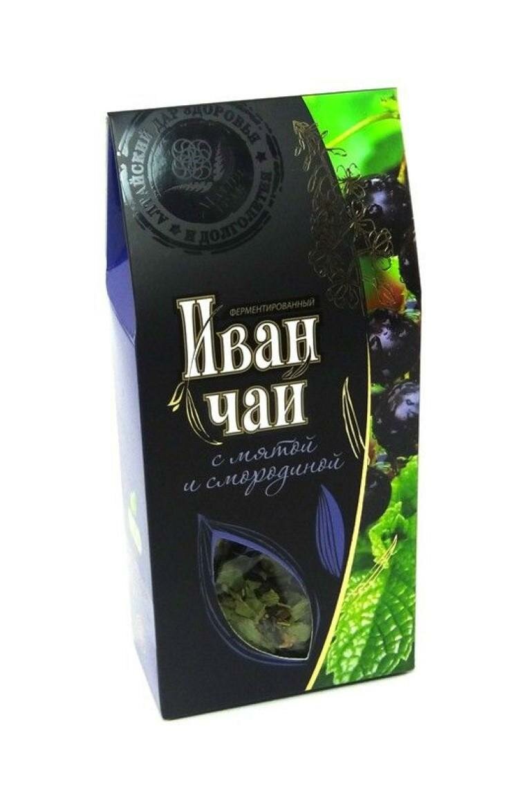 Чайный напиток Магия трав "Иван-чай", с мятой и смородиной, ферментированный, 50 г