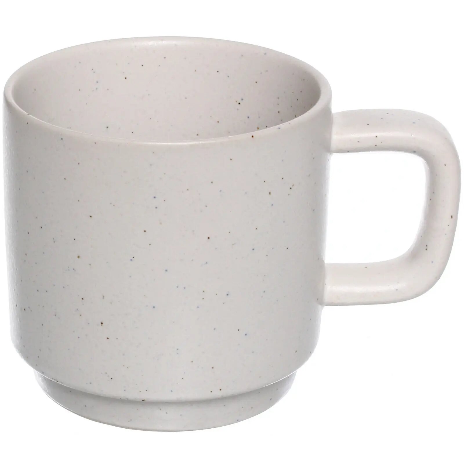 Кружка керамическая «Perfetto» 280мл, светло-бежевый матовый, крапинки